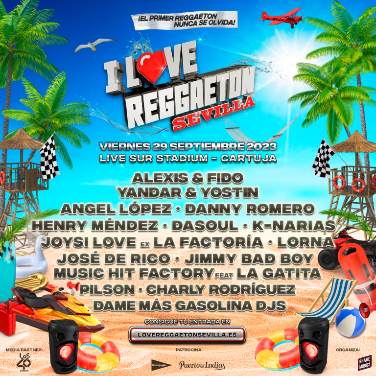 Llega el mejor Reggaeton a Sevilla de la mano de Sharemusic